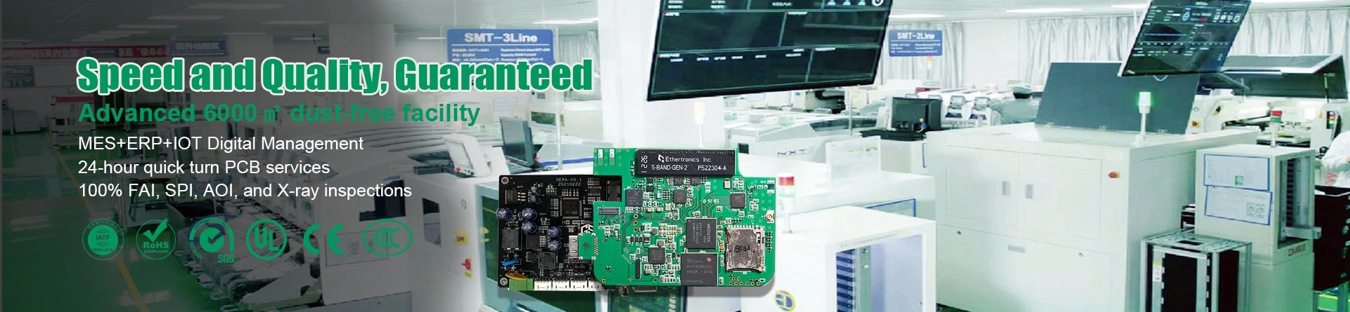 Reliable Quick Turn PCB Assembly Services by China Expert Manufacturer